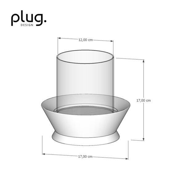 Vaso Viena | Design autoral em madeira maciça